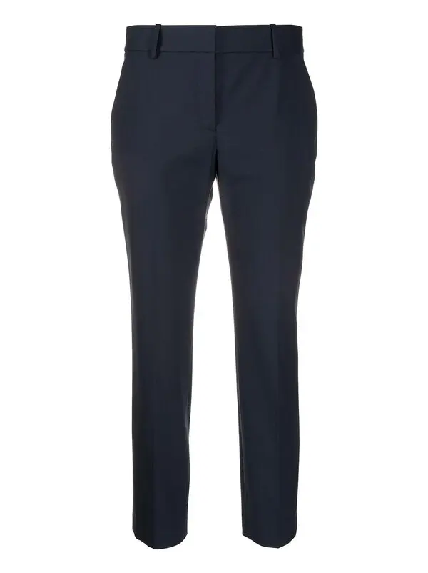 Theory Cropped Tailored Trousers - Blue