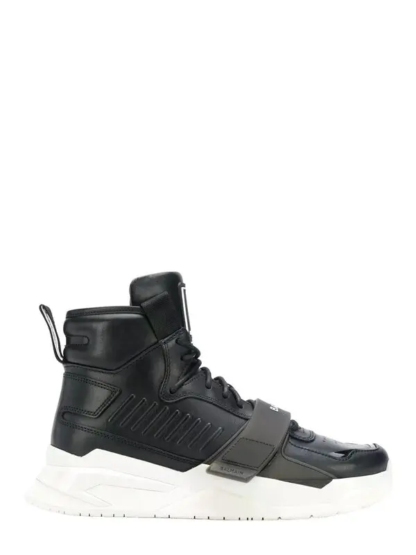 Balmain B-ball High-top Sneakers - Black