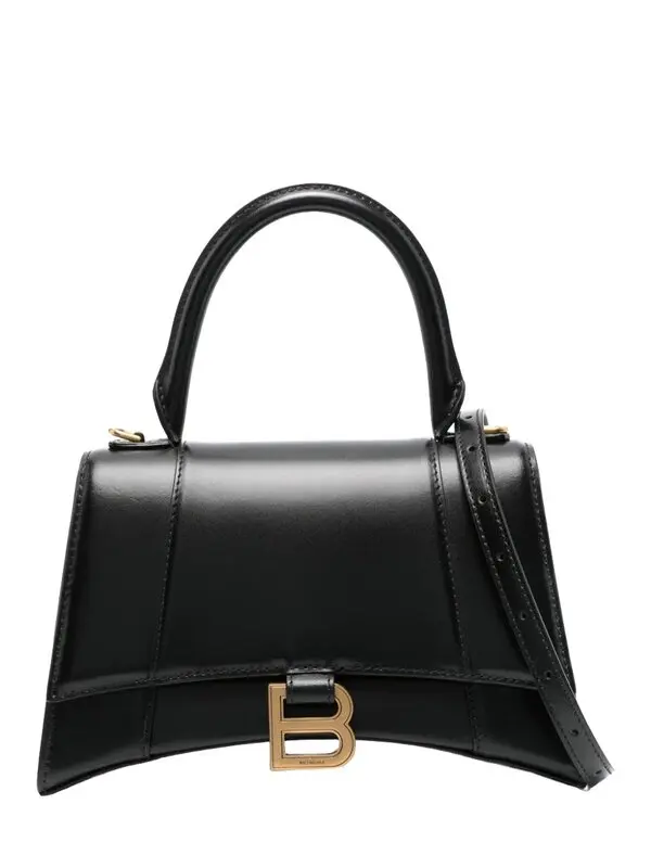 Balenciaga Small Hourglass Top-handle Bag - Black