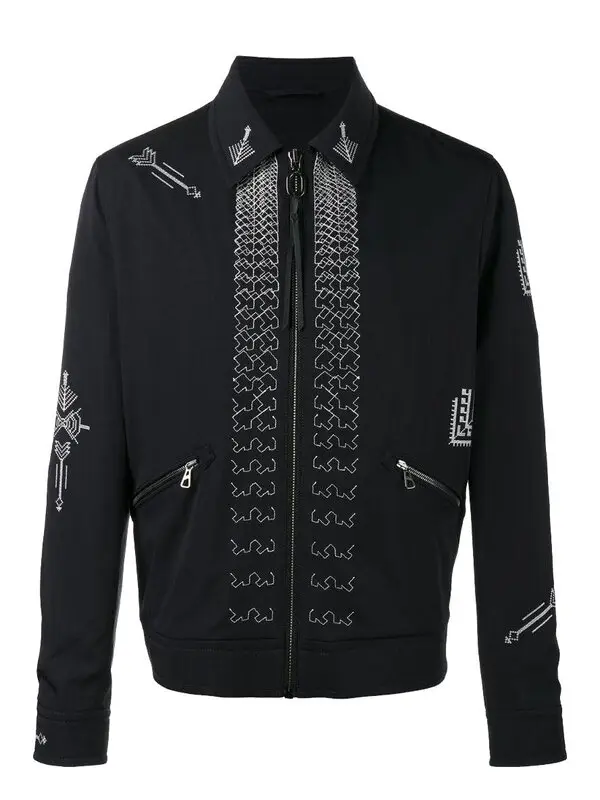 LANVIN Arrow Stitch Jacket - Blue