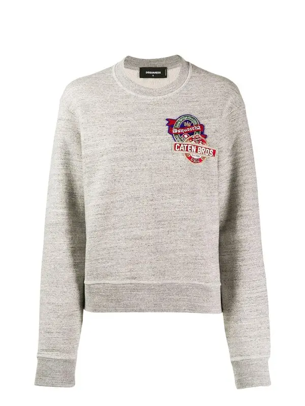 Dsquared2 Embroidered Logo Sweatshirt - Grey