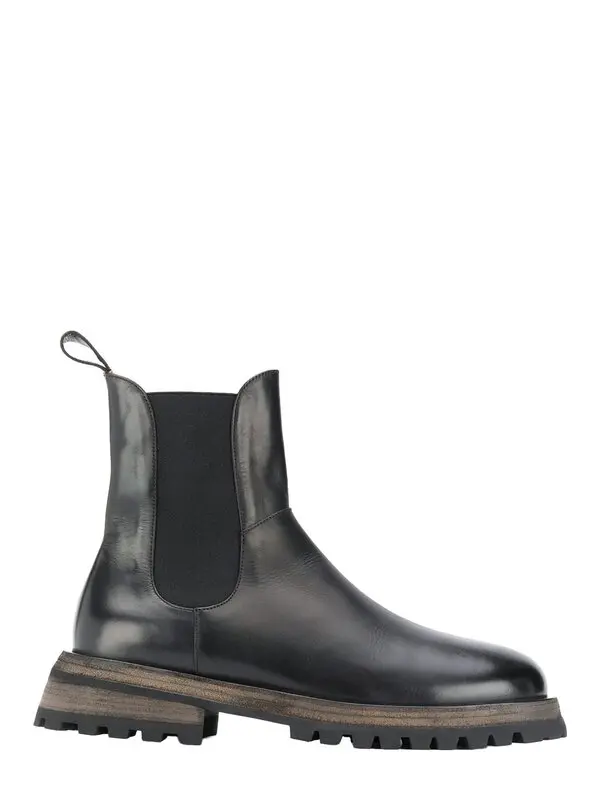 Marsèll Ridged-sole Chelsea Boots - Black