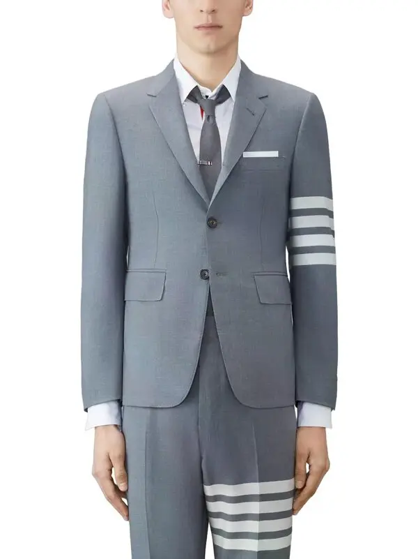 Thom Browne 4-bar Stripe Single-breasted Blazer - Blue