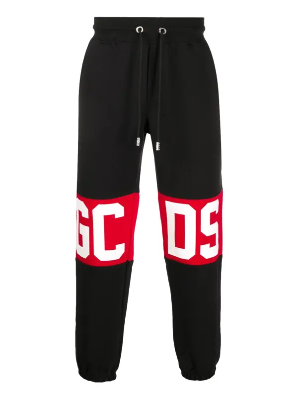 Gcds Logo Print Track Pants - Black