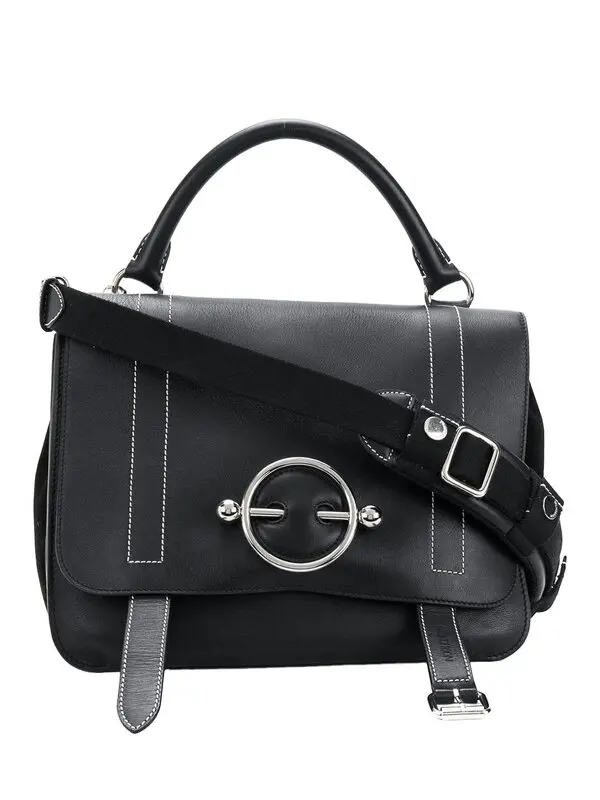 JW Anderson Disc Satchel Bag - Black