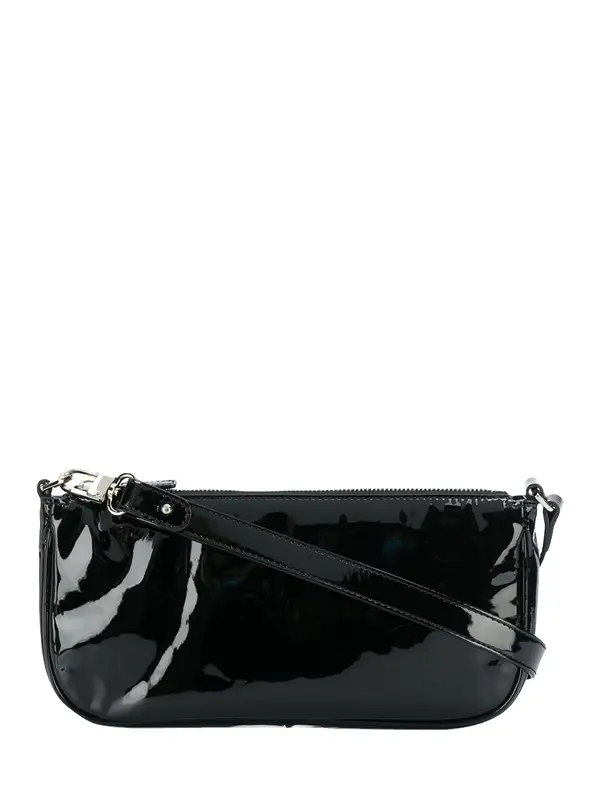 By Far Patent Leather Shoulder Bag - Black