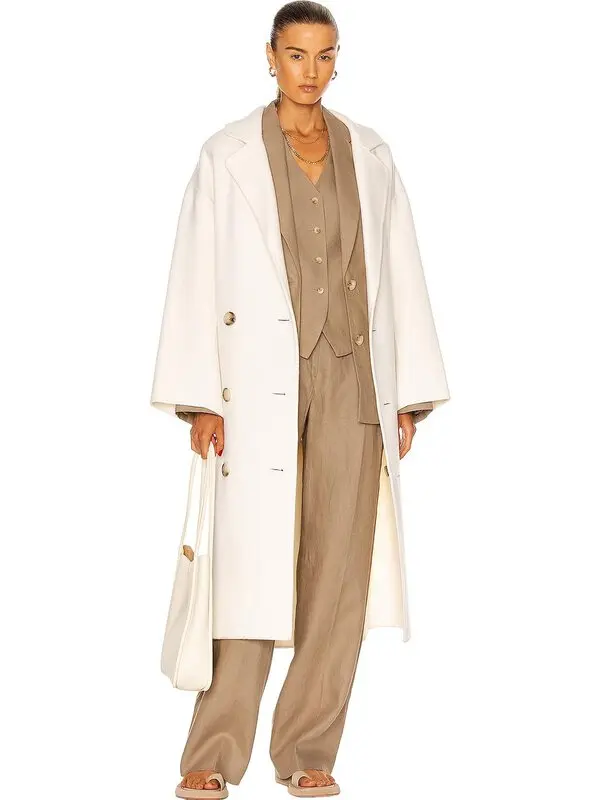 Loulou De Saison Borneo Coat - Ivory