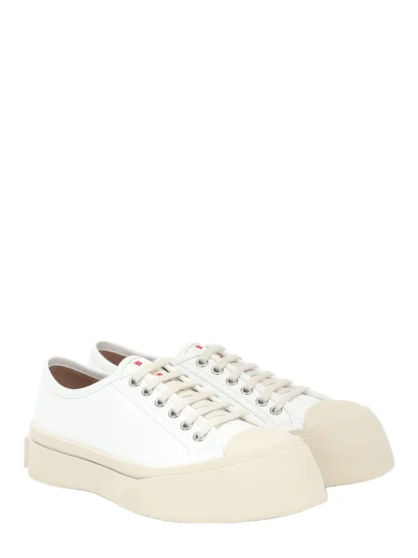 Marni Pablo Leather Sneakers - White