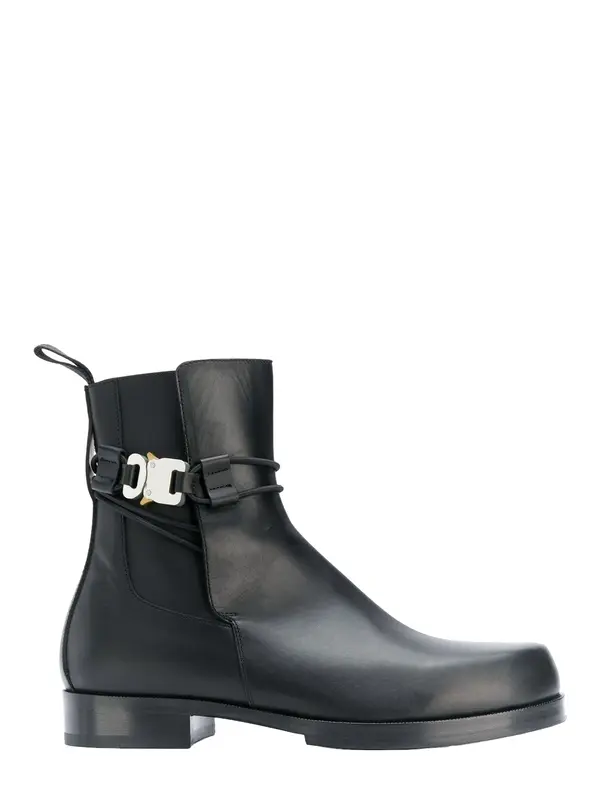 1017 Alyx 9sm Buckle-strap Ankle Boots - Black