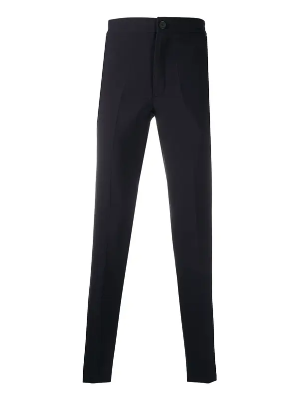 Sandro Tailored Cotton Trousers - Blue