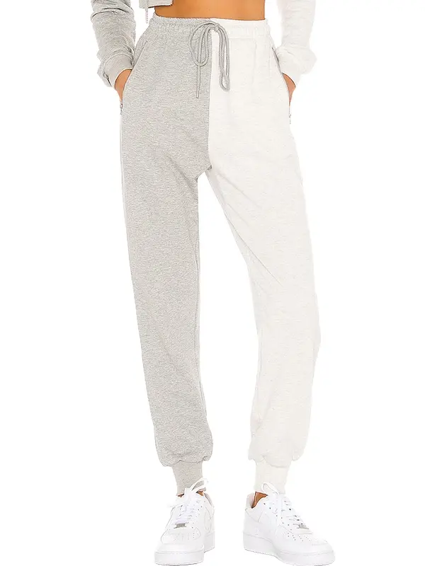 Superdown Two Tone Sweatpants - Grey Multi