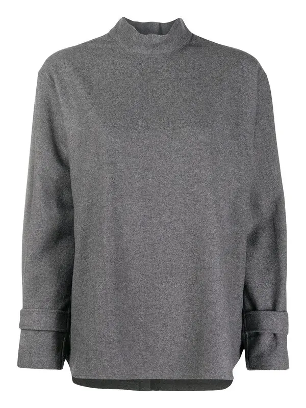 MAISON JEJIA Buttoned-back Shirt - Grey