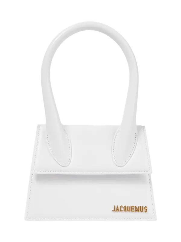 Jacquemus Le Chiquito Moyen Leather Tote - White