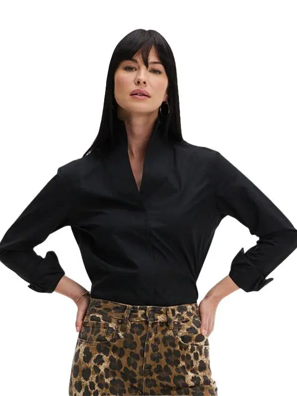 SARAH ALEXANDRA Signature Shirt - Black