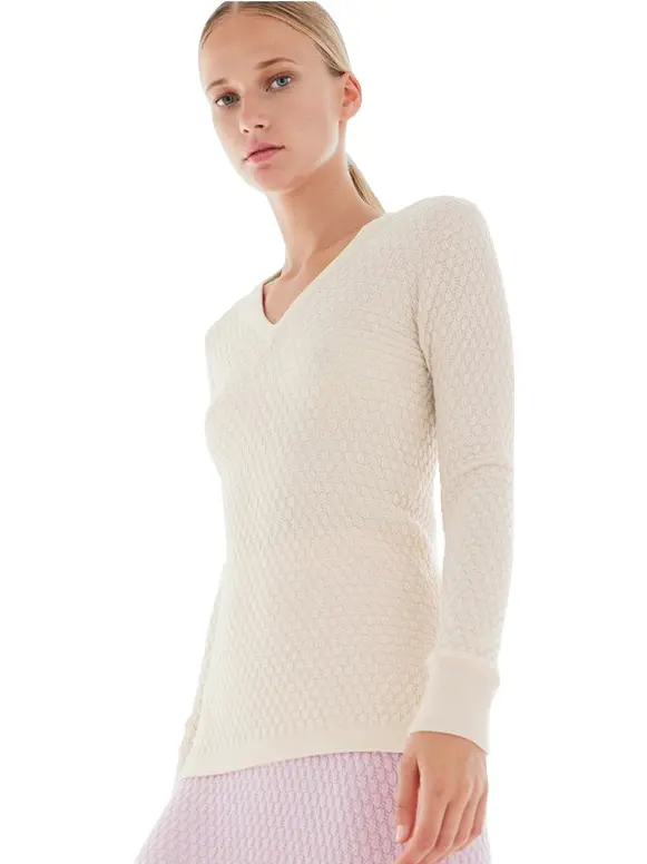 Novis The Elmwood Merino Wool Sweater - Neutral