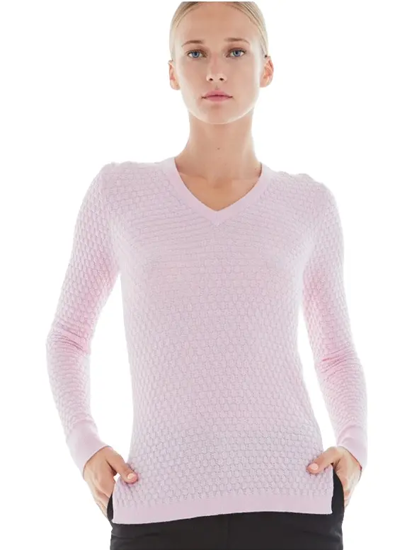 Novis The Elmwood Merino Wool Sweater - Pink