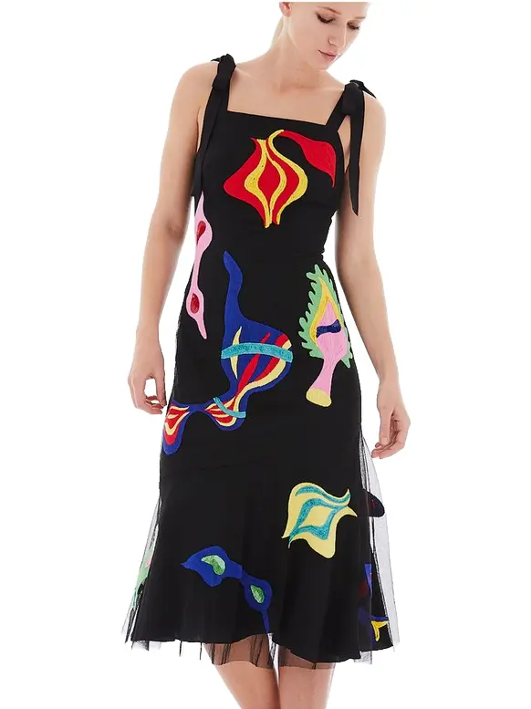 Novis The Opal Embellished Cocktail Dress - Black