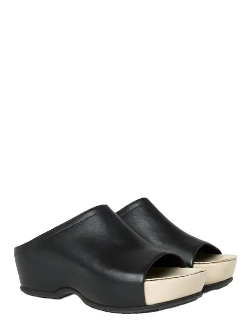 Rosetta Getty X Ecco Open Toe Clogs - Black