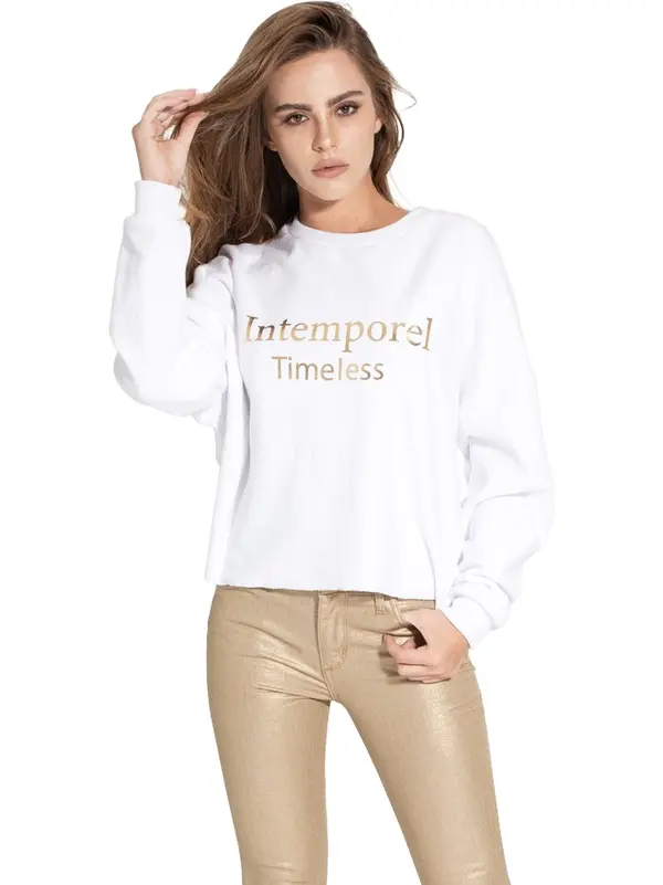 SIWY Stellan Crop Sweatshirt - Gold