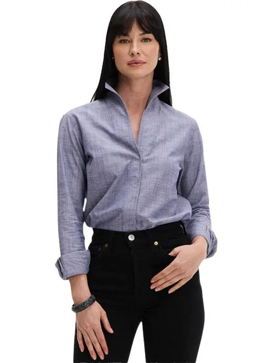 SARAH ALEXANDRA Signature Chambray Shirt - Denim