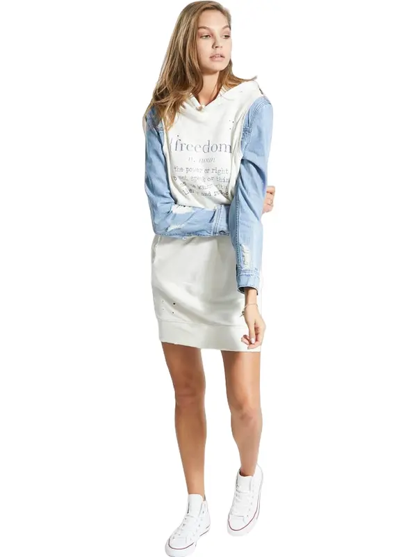 SIWY Nina Heritage Hoodie Dress - Denim