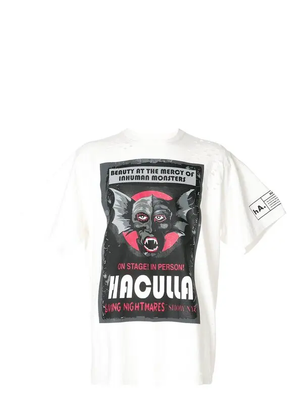 HACULLA. Monster Logo T-shirt - White