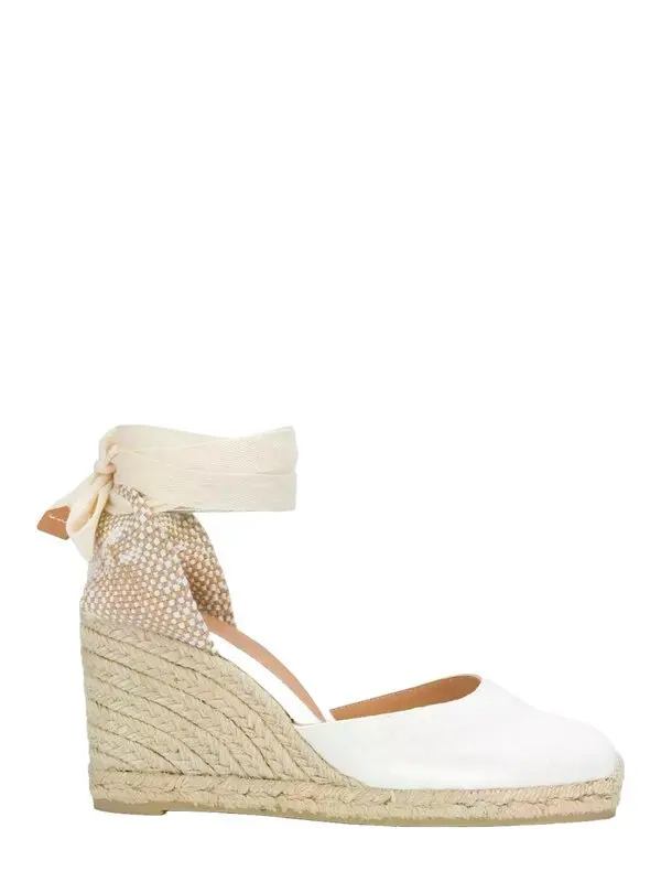 CastaÑer 90mm Carina Espadrilles - White
