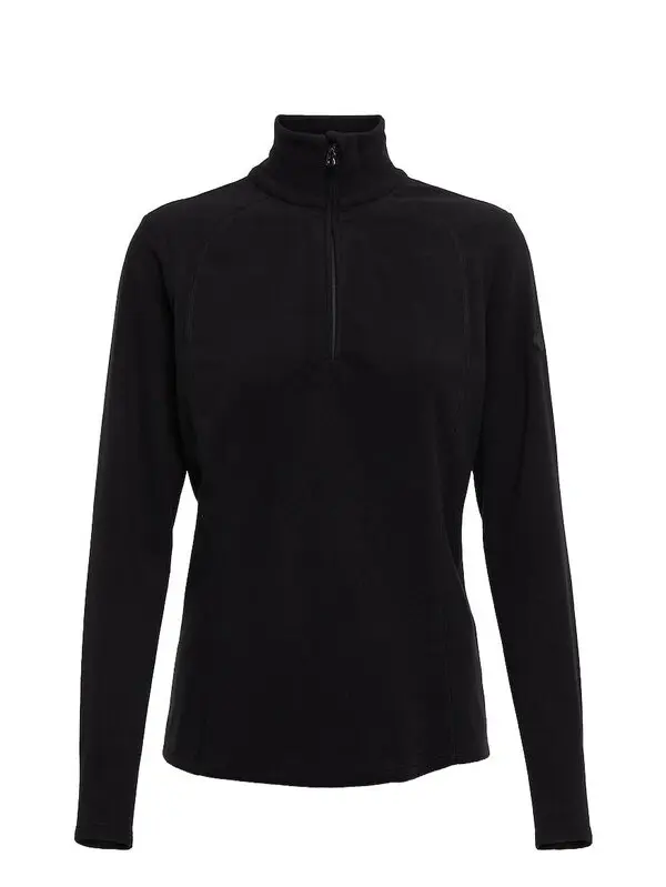 Bogner Madita Zip-up Top - Black