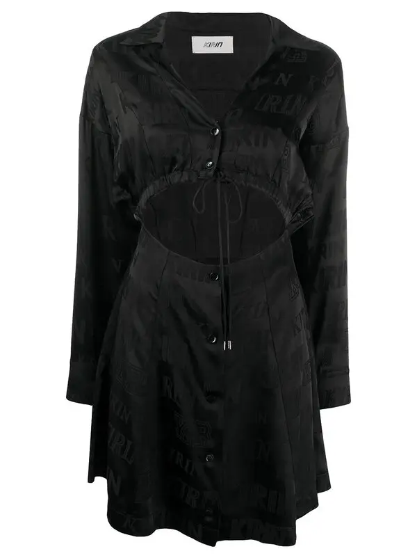 Kirin Tie-fastening Detail Dress - Black