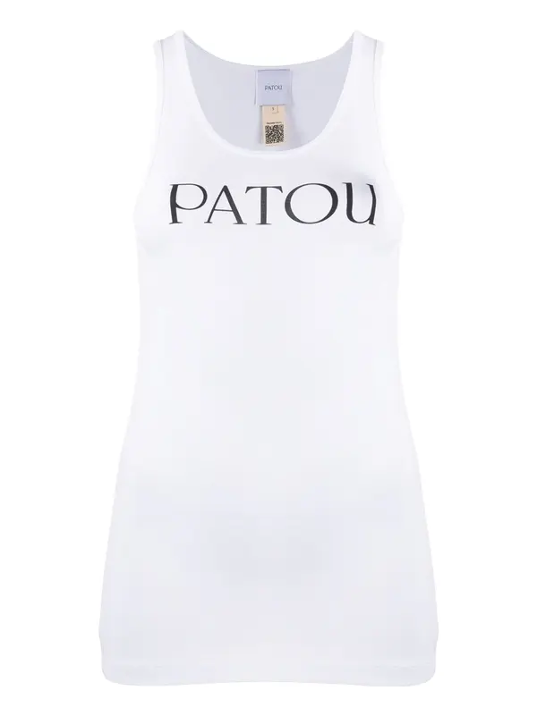 Patou Organic Cotton Tank Top - White