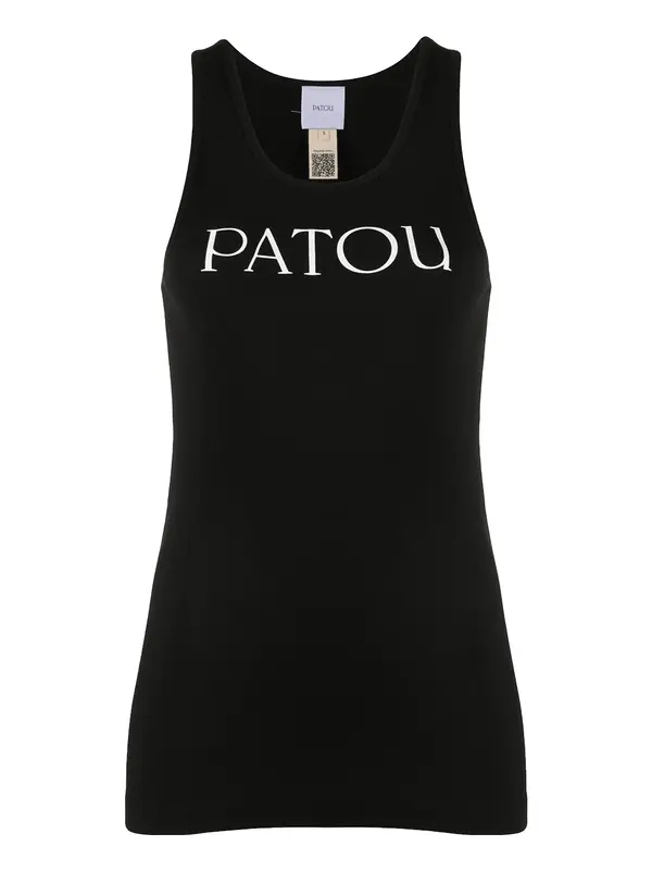 Patou Organic Cotton Tank Top - Black