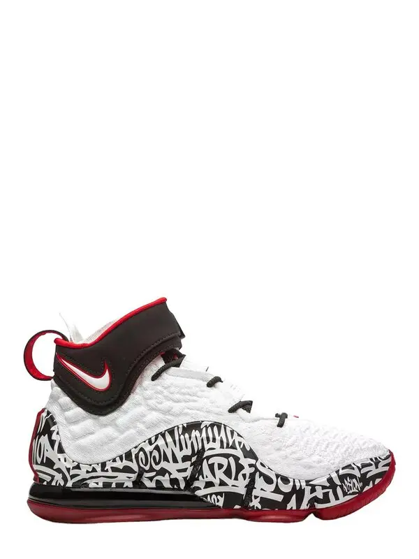 Nike Lebron 17 Graffiti Sneakers - White