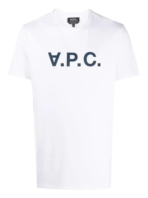 A.p.c. Logo Print T-shirt - White