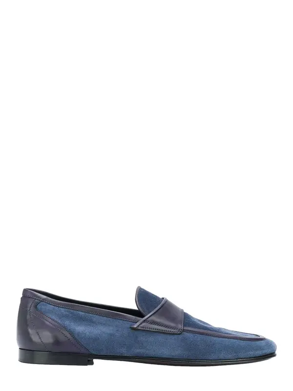Dolce & Gabbana Colour Block Loafers - Blue