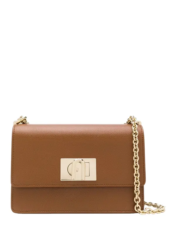 Furla 1927 Twist-lock Crossbody Bag - Brown