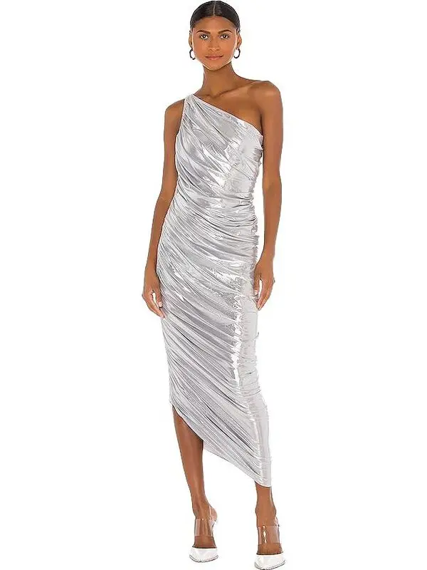 Norma Kamali Diana Gown - Silver