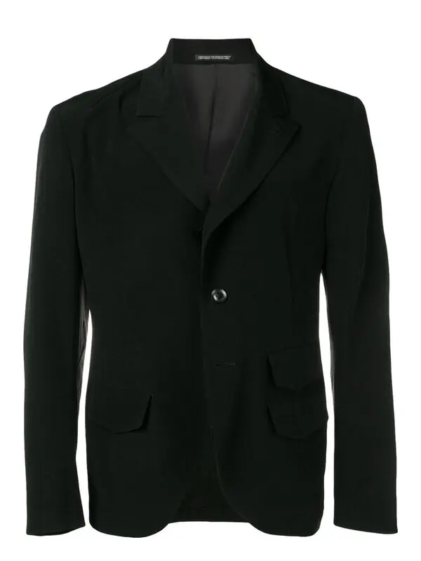Yohji Yamamoto Crepe Blazer - Black