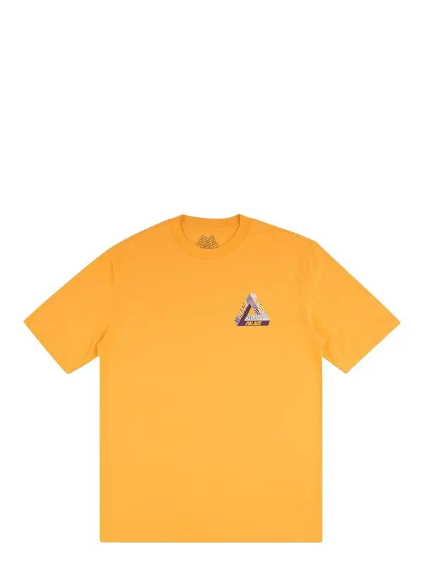PALACE Tri-tex Logo-print T-shirt - Yellow