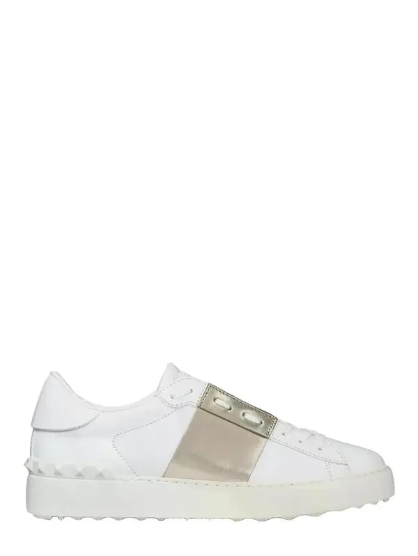 Valentino Garavani Calfskin Open Sneakers - White