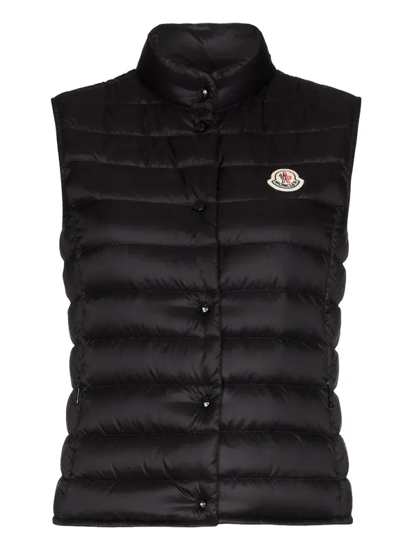 Moncler Liane Puffer Gilet Jacket - Black