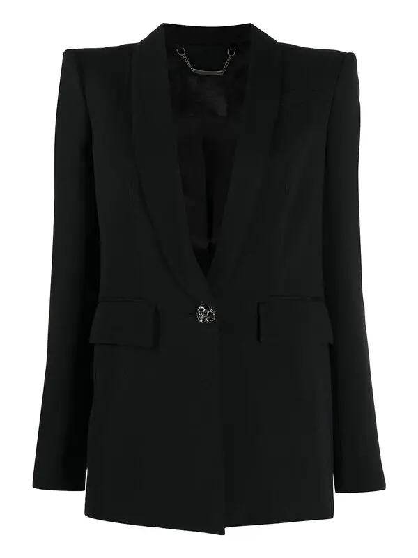 Philipp Plein One-button Blazer - Black