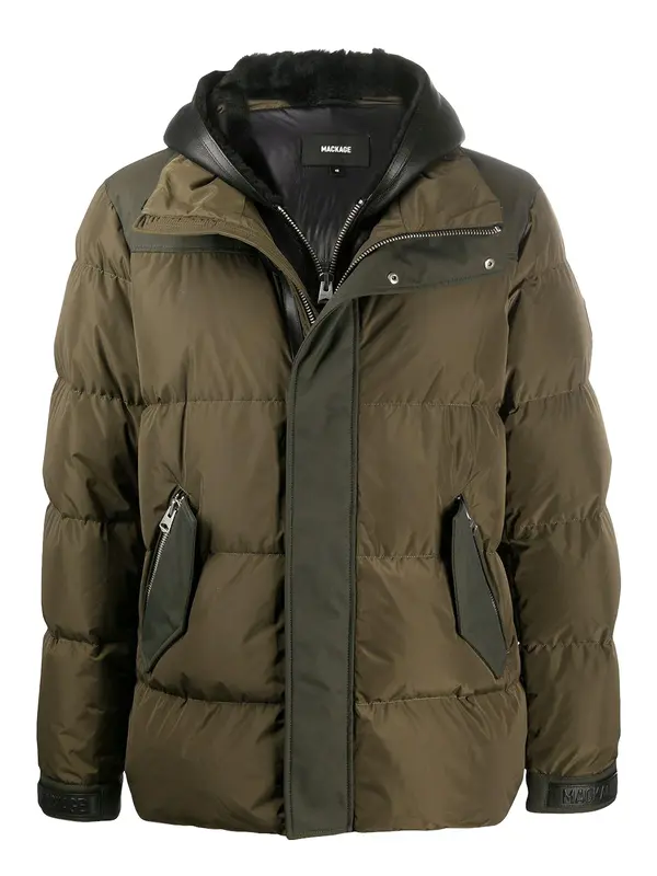 Mackage Hooded Padded Jacket - Green