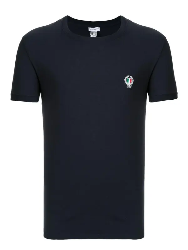 Dolce & Gabbana Embroidered T-shirt - Blue