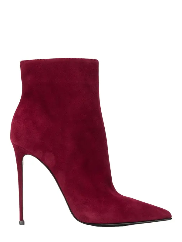LE SILLA Eva Suede Ankle Boots - Red