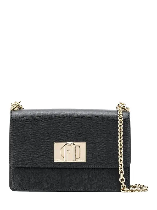 Furla Crossbody Bag With Gold-tone Hardware - Black