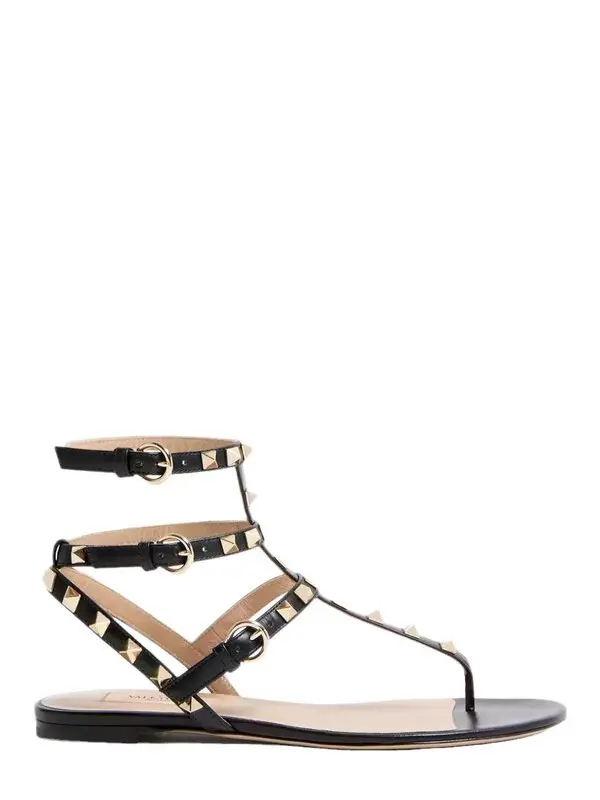 Valentino Garavani Rockstud Sandals - Black