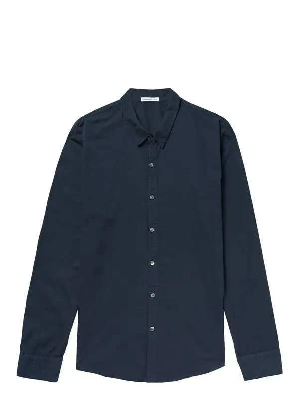 JAMES PERSE Cotton-poplin Shirt - Blue