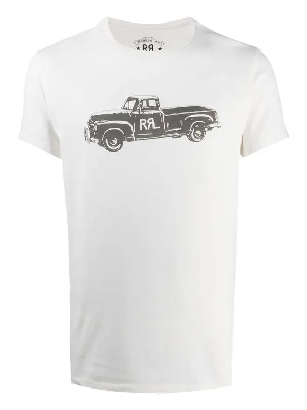 Ralph Lauren Short-sleeved Truck Print T-shirt - White