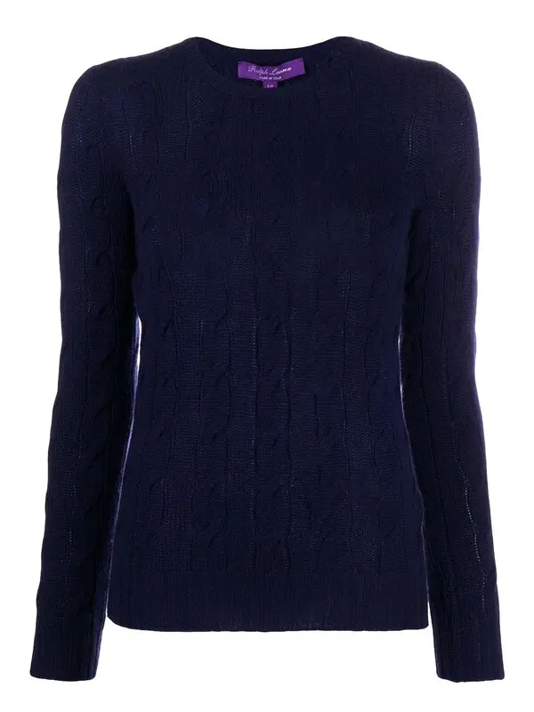 Ralph Lauren Cable Knit Sweater - Blue