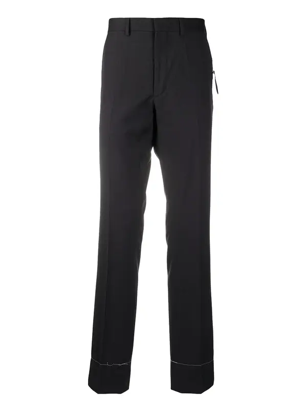 Ralph Lauren Purple Label Straight-leg Trousers - Grey